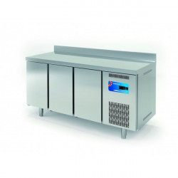CORECO Refrigerated counter with 3 doors and worktop, 700 series